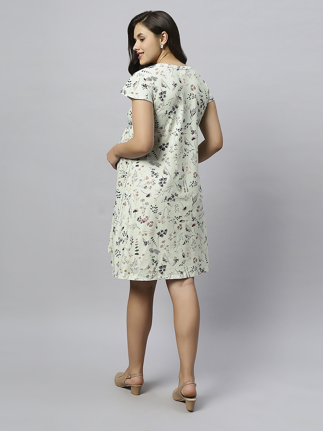 Organic Cotton Maternity Casual Dress - The Tummy Store